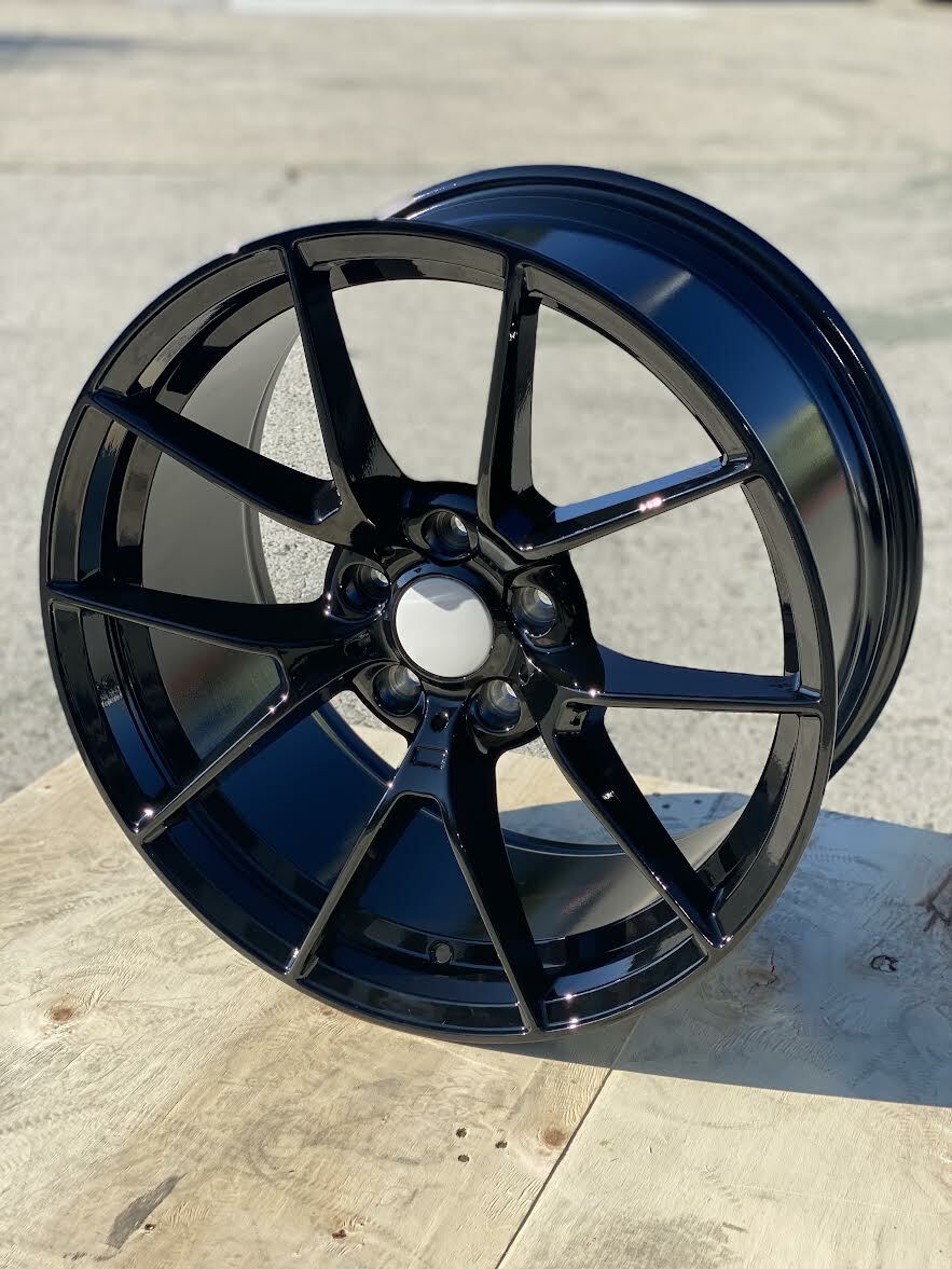 BMW M4 CS style alloy wheels gloss black – Wheel Pro UK